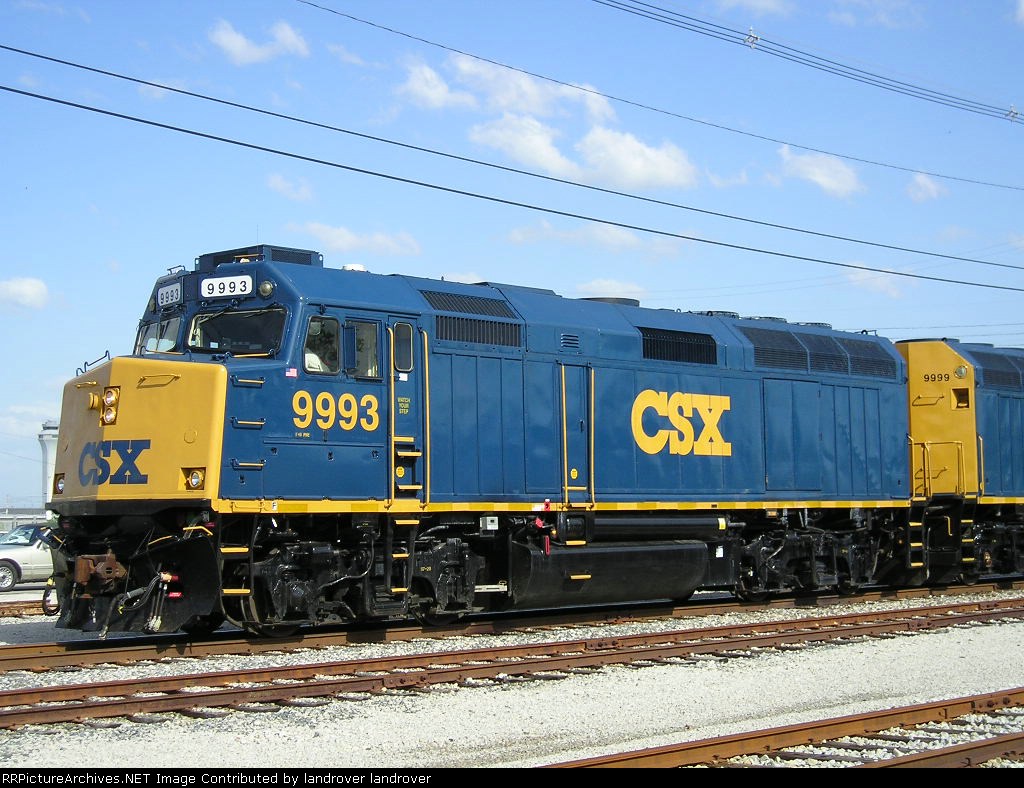 CSXT 9993 On The Derby Train